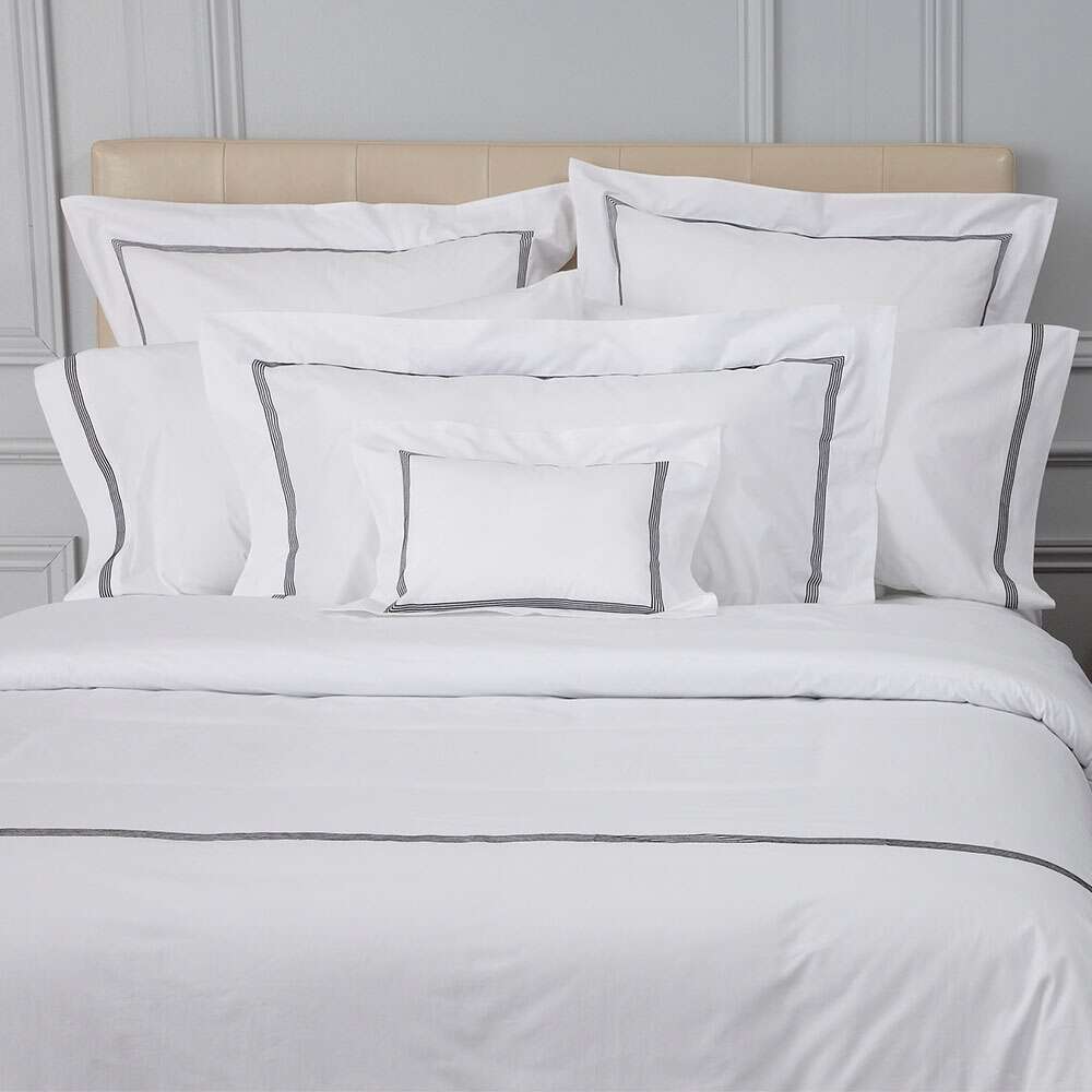 Five Row Cord 400 TC By Peter Reed Duvet Cover | Fine Linens