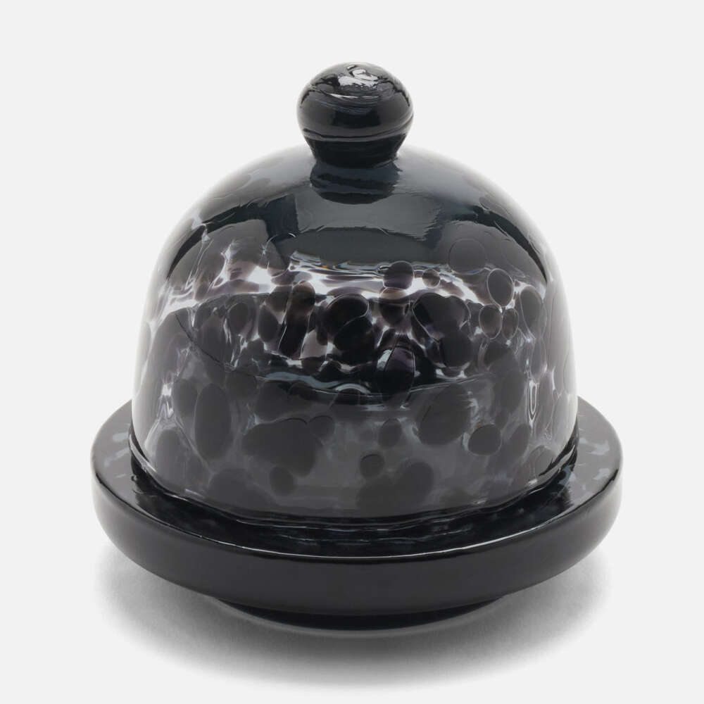 Andrew Butter Dish by Blue Pheasant | Fine Linens
