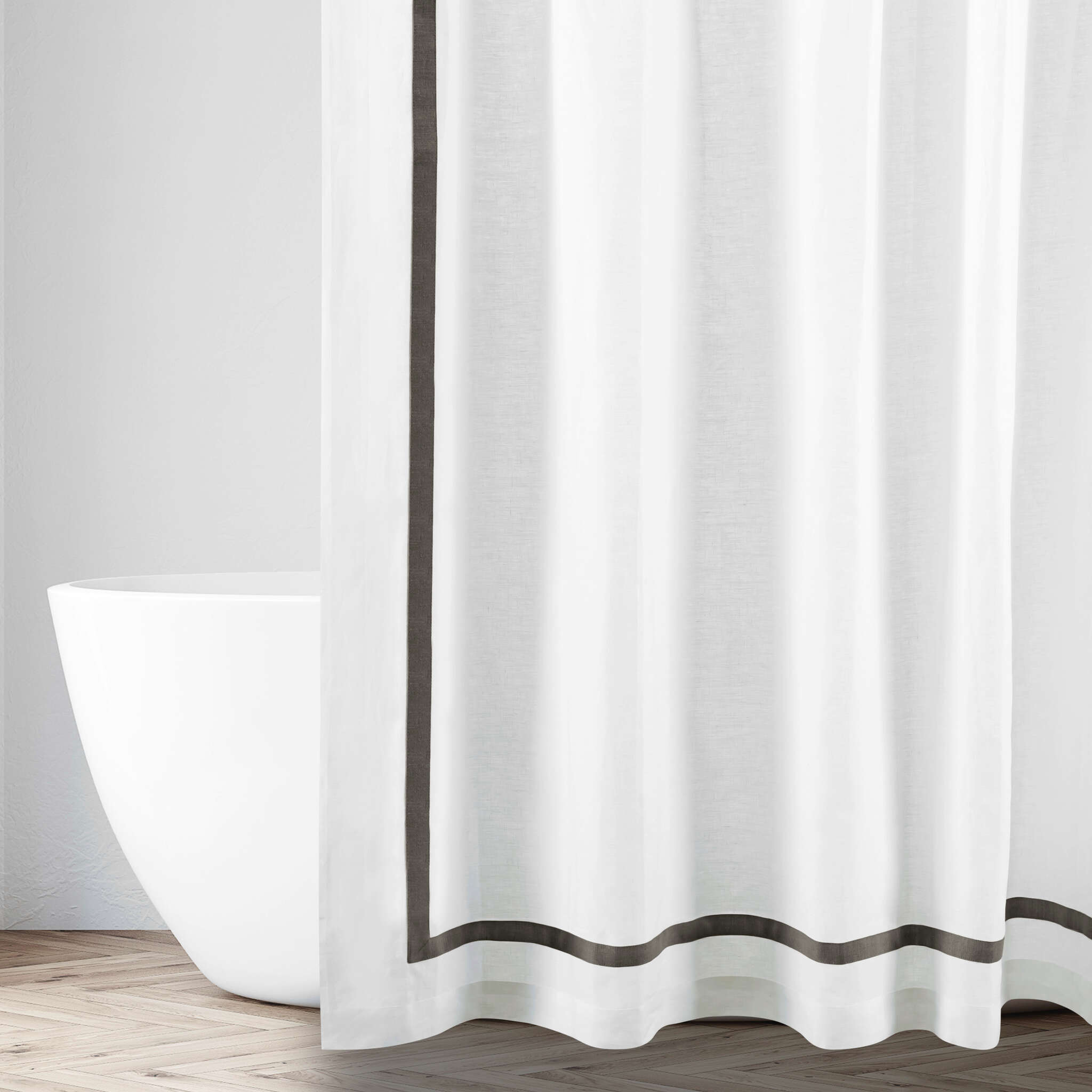 Fino Shower Curtains | Designer Curtains - Home Treasures | Fine Linens