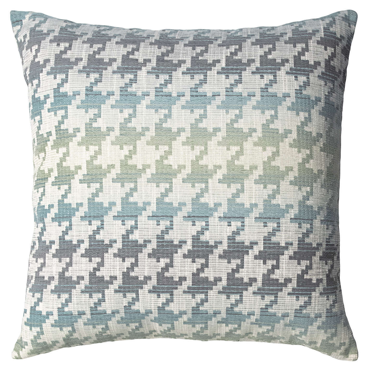 Houdstooth Performance Pillow by Kevin O'Brien Studio | Fine Linens