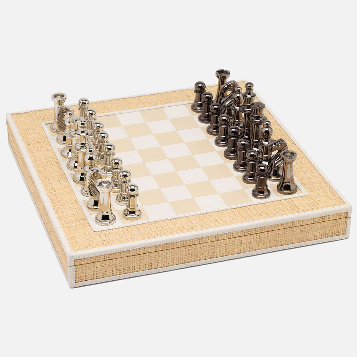 Hanford Chess Board by Pigeon & Poodle | Fine Linens