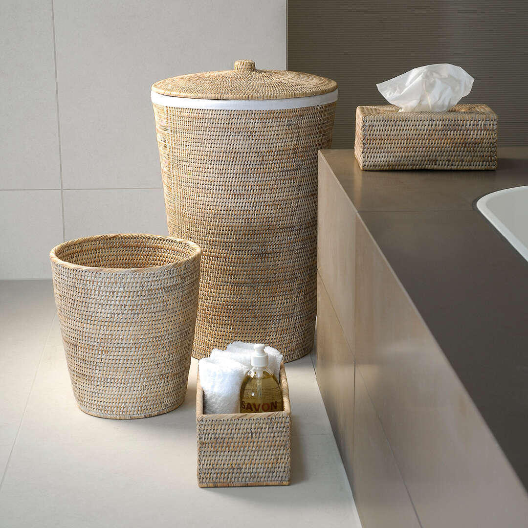 Basket Multi-Purpose Box by Decor Walther | Fine Linens