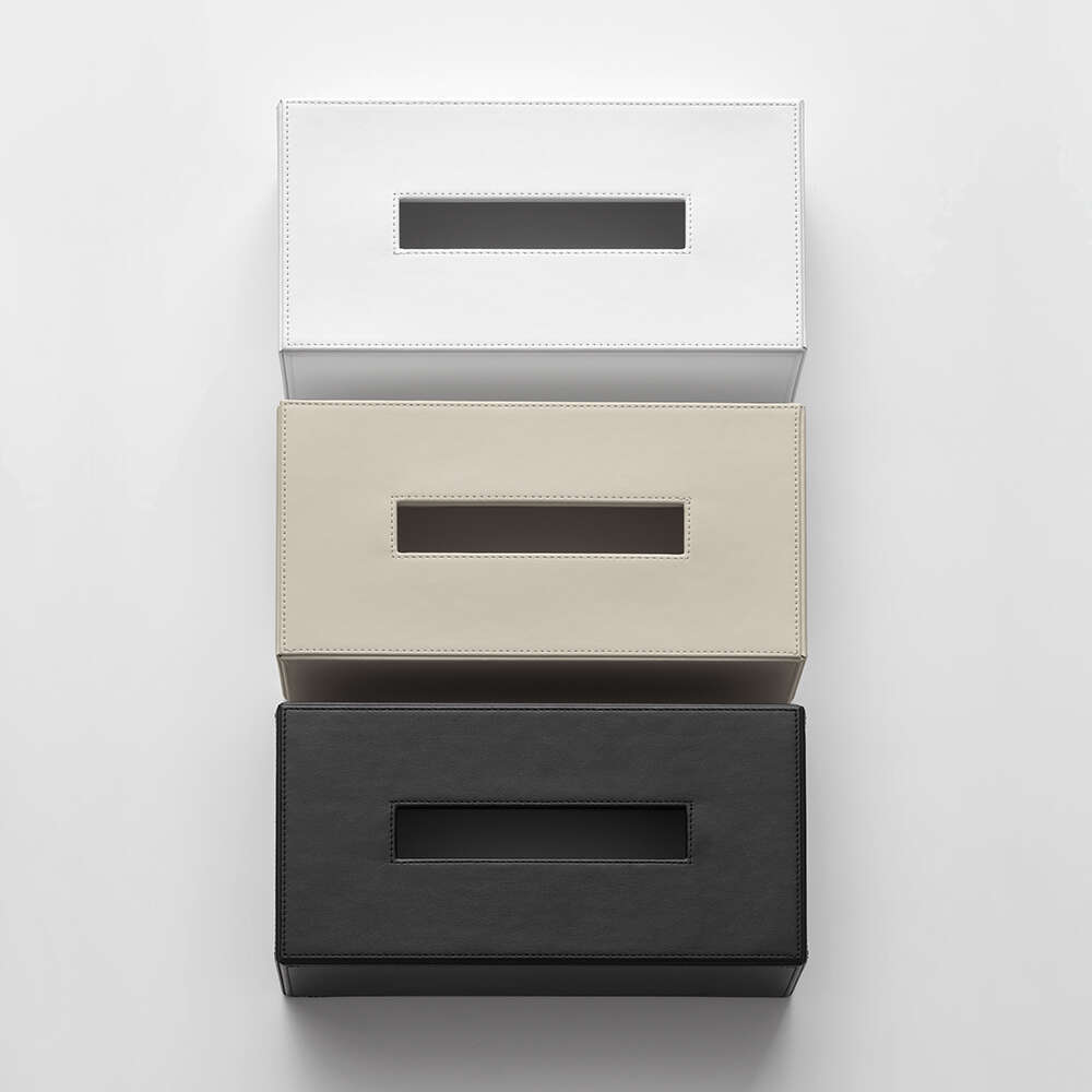 Brownie Tissue Box by Decor Walther | Fine Linens