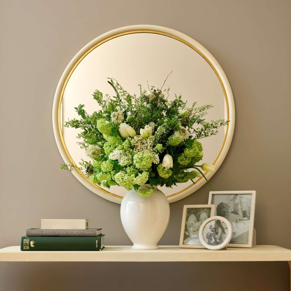 Shagreen Wall Mirror by Aerin | Fine Linens