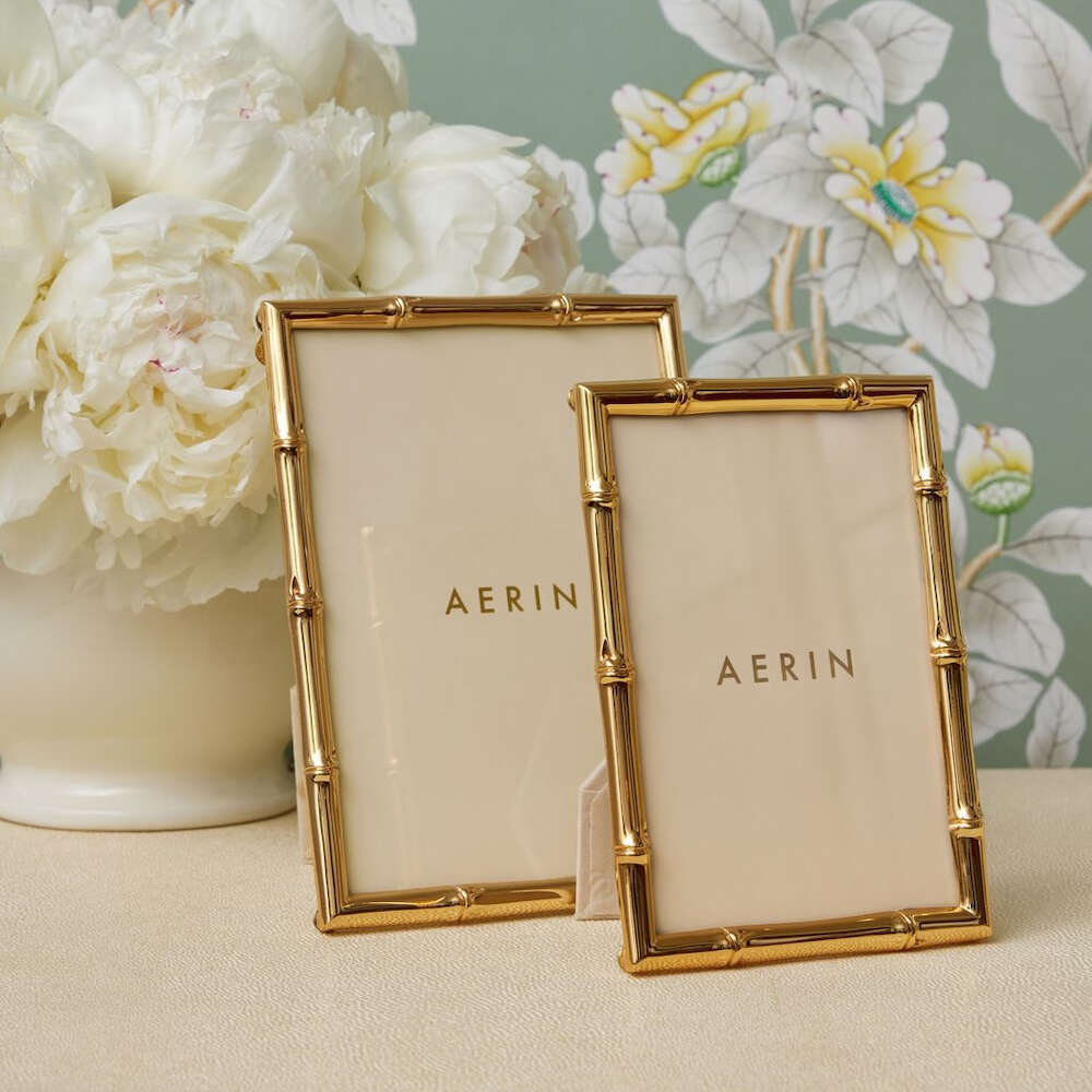 Aerin Ava Bamboo Frame - Designer Picture Frames - Fine Linens | Fine ...