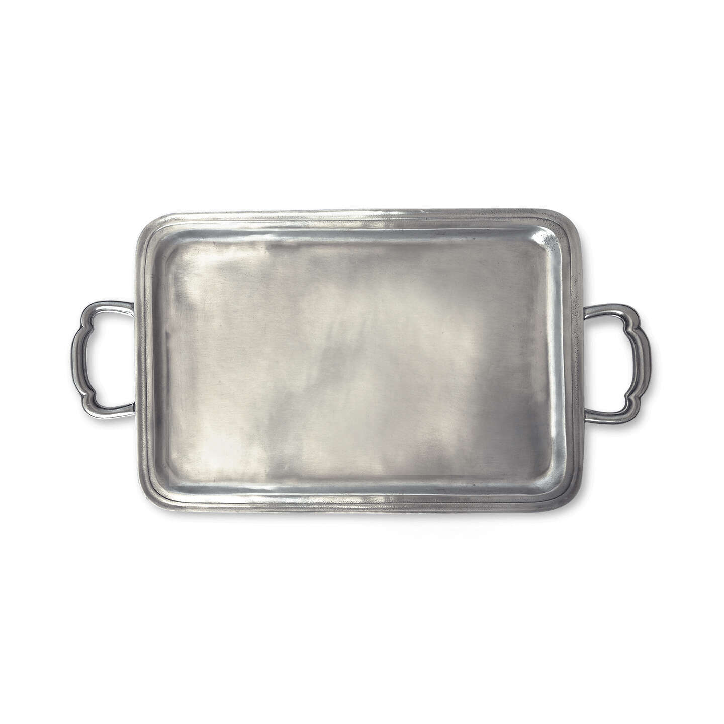 Lago Rectangle Tray with Handles by Match | Fine Linens