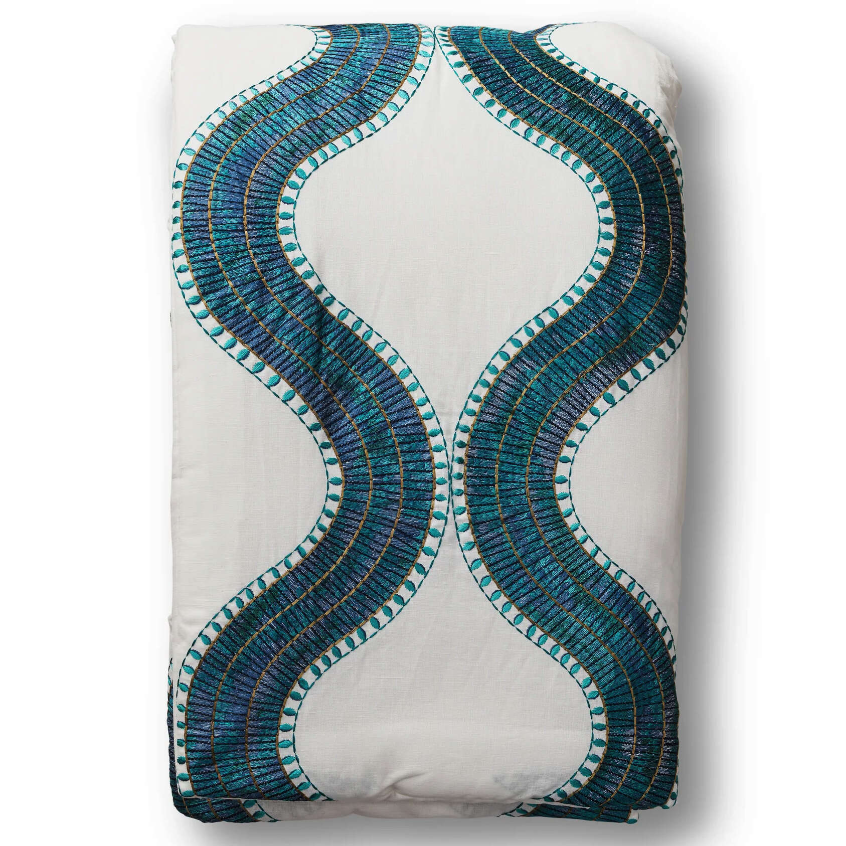 Egyptian Collar Throw by Ann Gish | Fine Linens