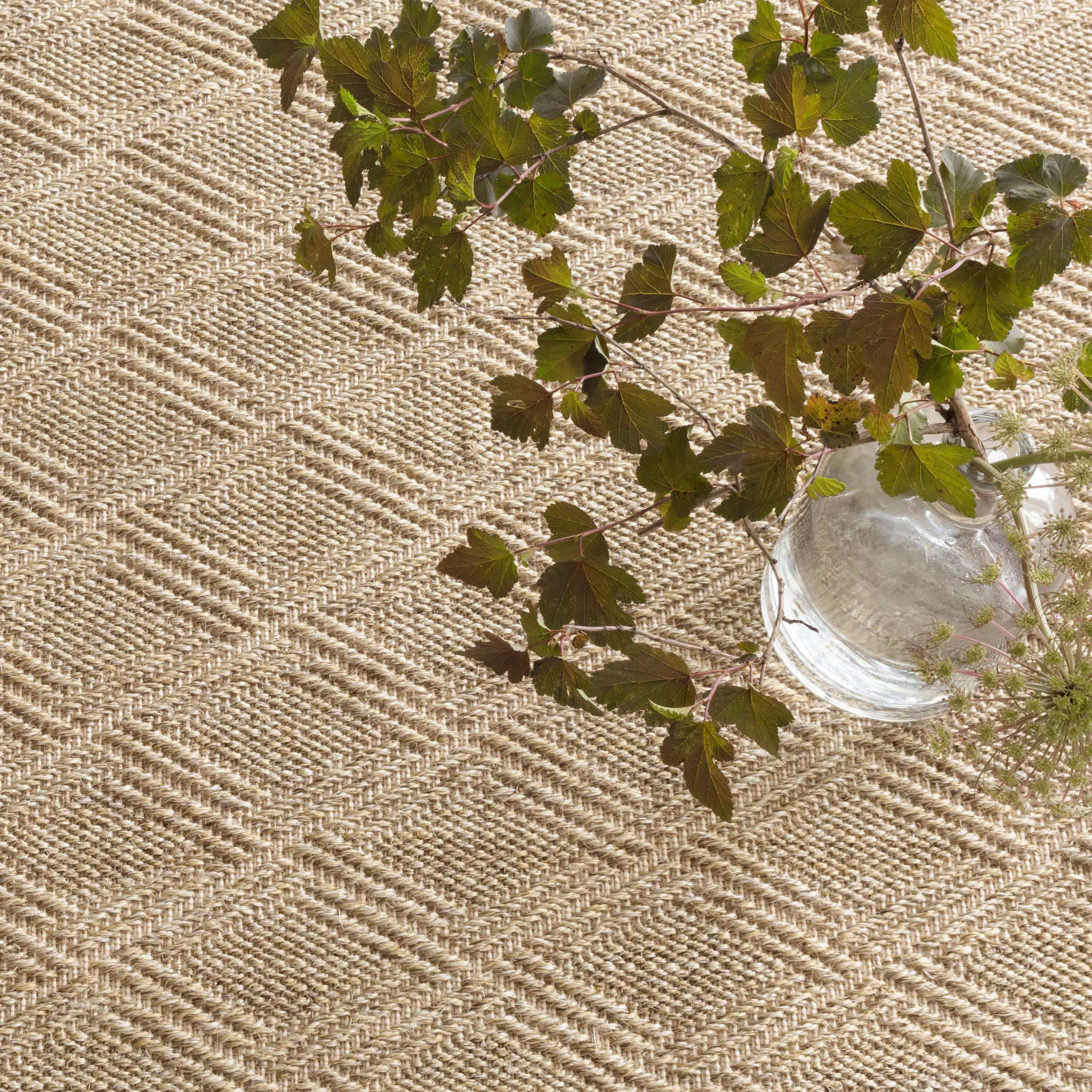 Diamond Sisal Woven Rug by Dash & Albert | Fine Linens