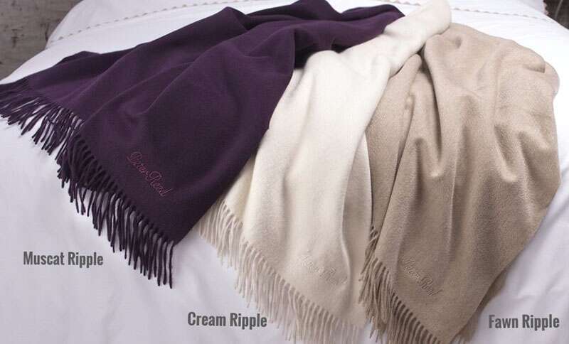 Cashmere Throw By Peter Reed | Fine Linens