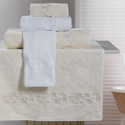 Matera Embroidery Terry Towel by Dea Linens | Fine Linens