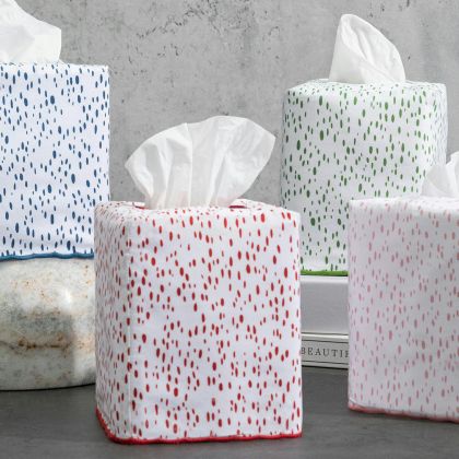 Celine Tissue Box Cover by Matouk | Fine Linens