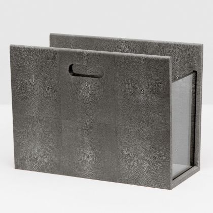Turin Magazine Holder by Pigeon & Poodle | Fine Linens