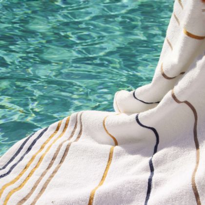 Hapuna Pool Towel by Garnier Thiebaut | Fine Linens